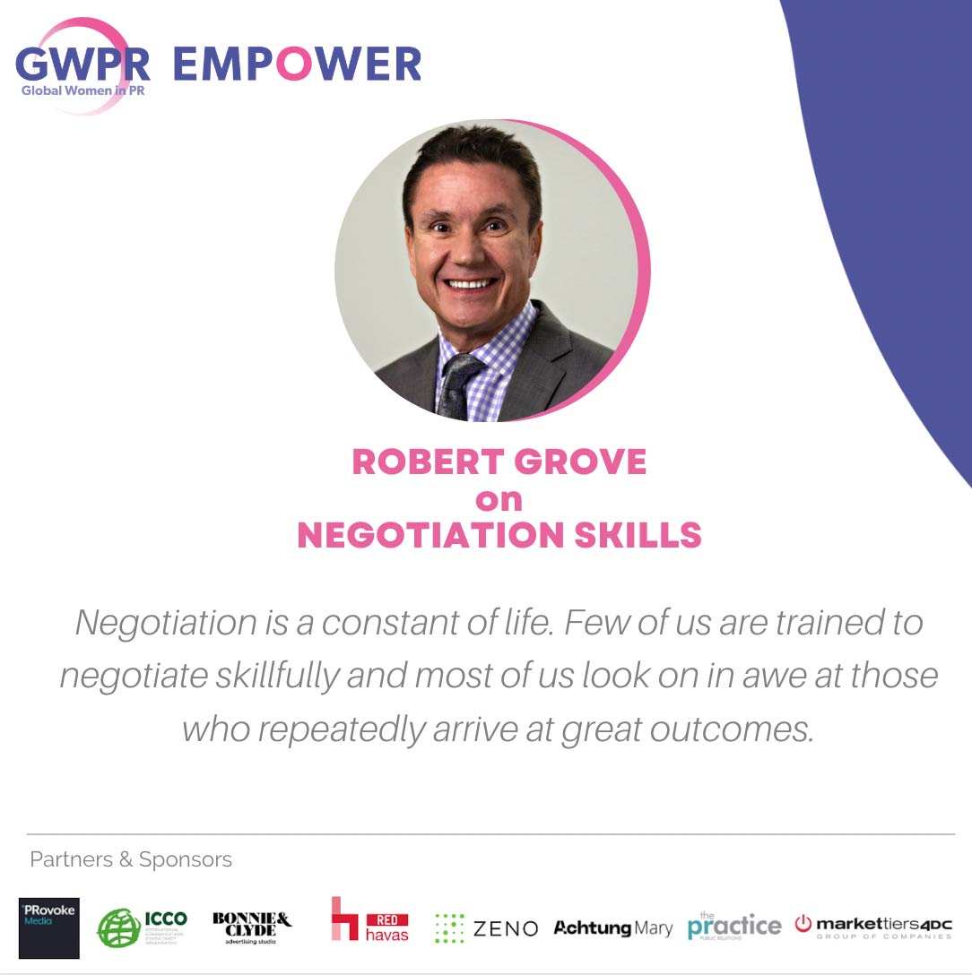 GWPR EMPOWER Masterclass Session six – Negotiation Skills with Bob Grove - GWPR